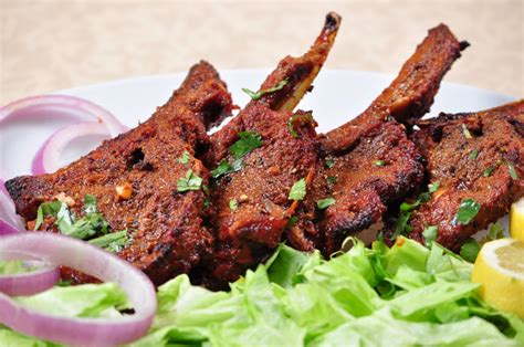 Lamb Chops Tandoori Naan N Curry