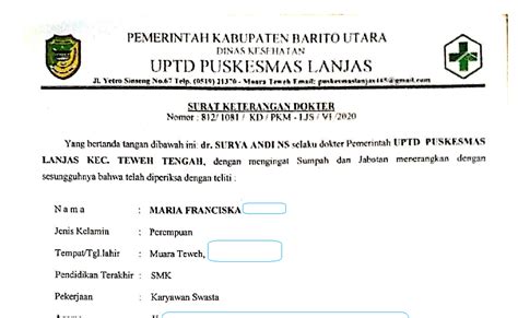 Cara Membuat Surat Keterangan Sehat Di Puskesmas UNRANG