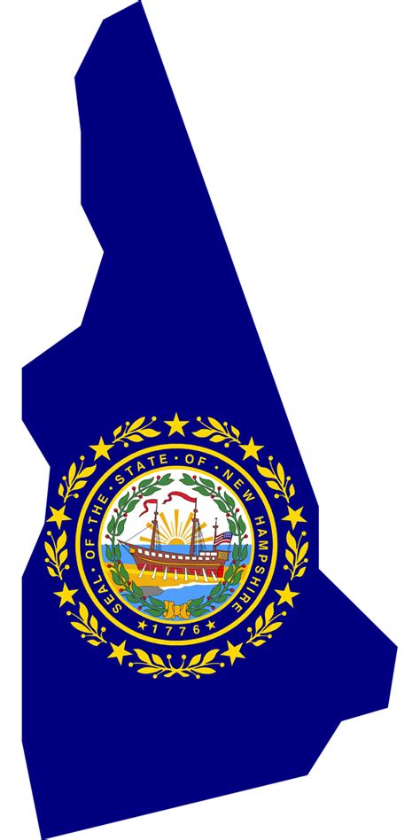 Edit Free Photo Of New Hampshire Map Flag America Usa Needpix