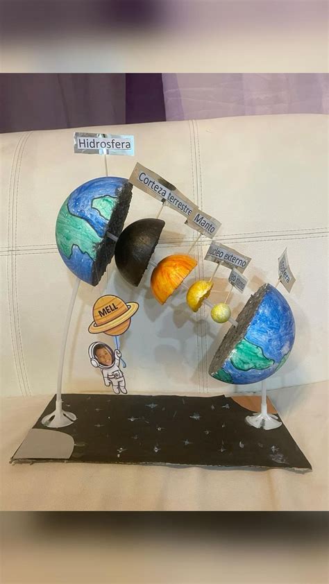 Maqueta De La Corteza Terrestre Manualidades Educativas Maquetas De