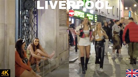 LIVERPOOL CITY ENGLAND NIGHTLIFE WALK TOUR YouTube