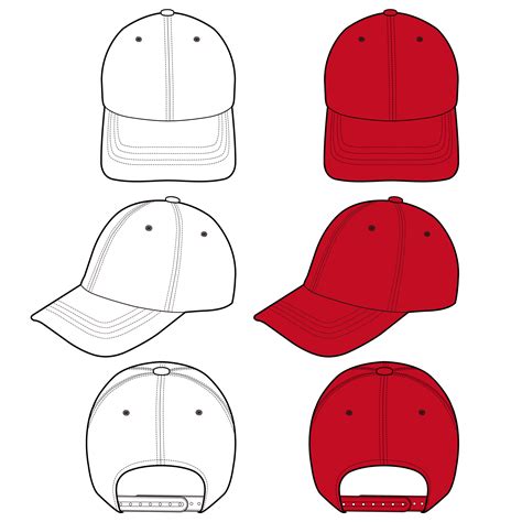 Baseball Cap Template Printable Printable Templates