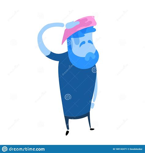 Cartoon Man In Towel Vector Illustration CartoonDealer 38043168