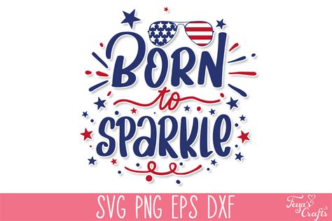 Born To Sparkle SVG Cut File Graphic By Anastasia Feya Creative Fabrica