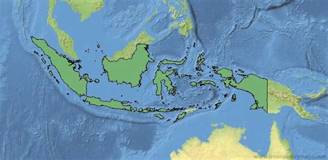 Flag Of Indonesia Blank Map World Map Png Clipart Area Bali Blank Riset