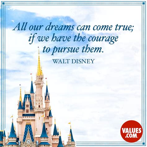 All Our Dreams Can Come True If We Have The Courage To Pursue Them