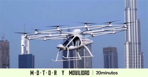 Prueban con éxito el primer taxi aéreo sin piloto en Dubai
