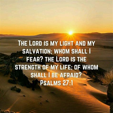 Psalms 27 1 KJV Fear Of The Lord Psalms King James Bible