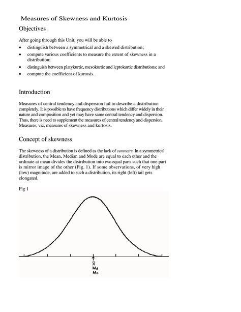 Difference Between Skewness And Kurtosis
