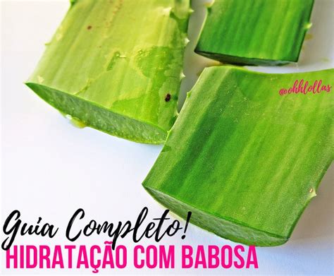 Hidratação Babosa para o Cabelo Guia Completo