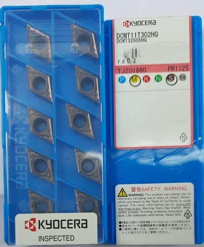 Straight Shank DCMT 11T302 HQ PR1125 Kyocera Yb2raks For Industrial At