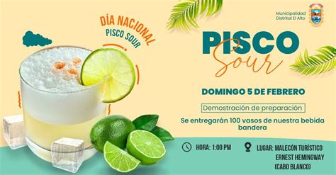Dia Nacional Del Pisco Sour Noticias Municipalidad Distrital De El