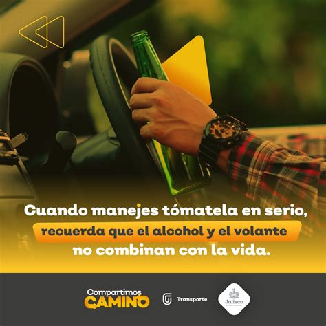 Secretar A De Transporte Jalisco On Twitter Combinar El Alcohol Con