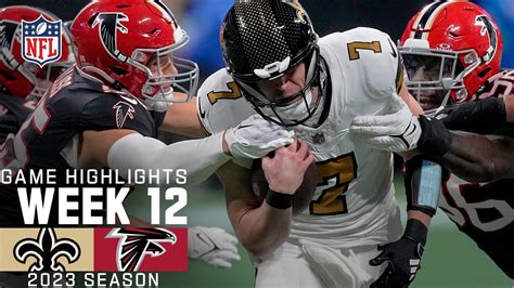 New Orleans Saints Vs Atlanta Falcons Game Highlights NFL 2023 Week