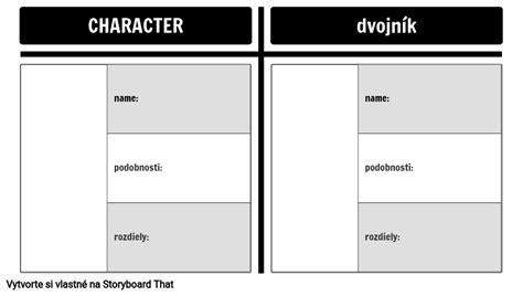 Šablóna Doppelgänger Storyboard por sk examples