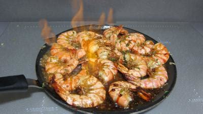 Bouga s Kitchen Gambas Flambées au Whisky