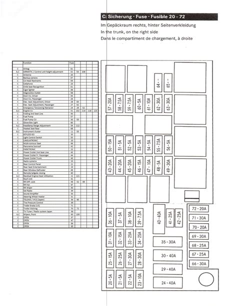 Mercedes Benz Gl Matic Fuse Box Diagrams