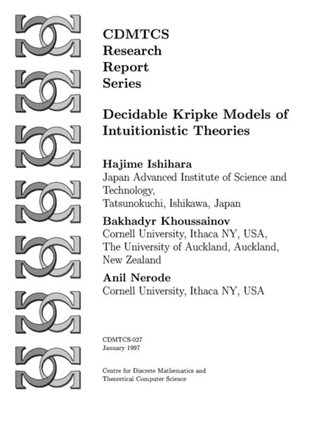 pdf decidable kripke models of intuitionistic theories anil nerode