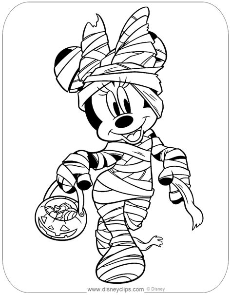 Printable Disney Halloween Coloring Pages
