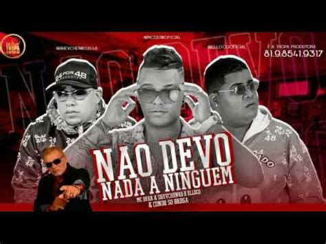 MC DERK FEAT SHEVCHENKO E ELLOCO NÃO DEVO NADA A NINGUEM MÚSICA
