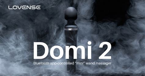 Lovense Domi Best App Controlled Mini Personal Wand Massager
