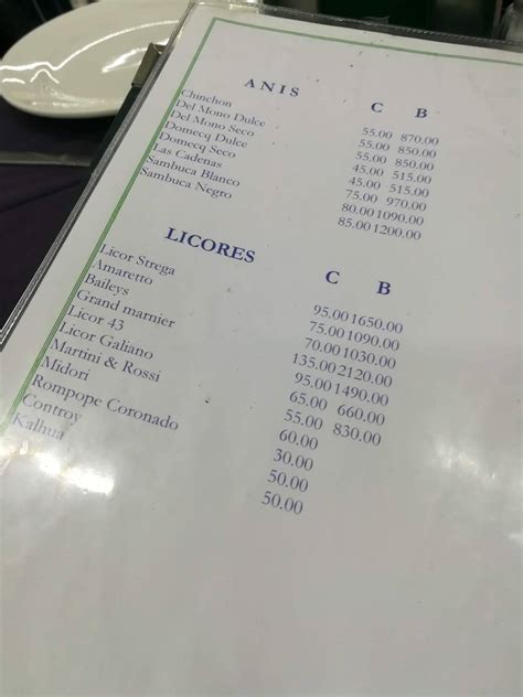 Carta del restaurante Carnitas Alfonso Naucalpan del Juárez Perif