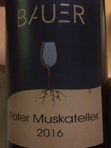 Toni Bauer Roter Muskateller Vivino Australia