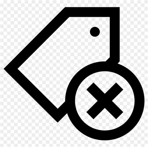 Remove Tag Icon Check And Cross Mark Png Transparent Png 1421x1351