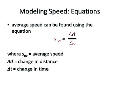 average speed