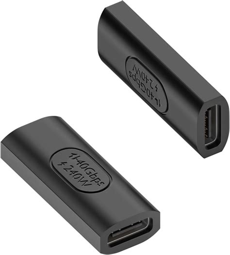 Amazon Qianrenon W Usb C Female To Female Adapter Gbps