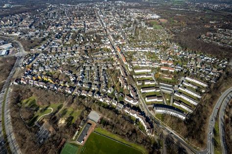 Gelsenkirchen Von Oben Stadtansicht Vom Innenstadtbereich Entlang Der