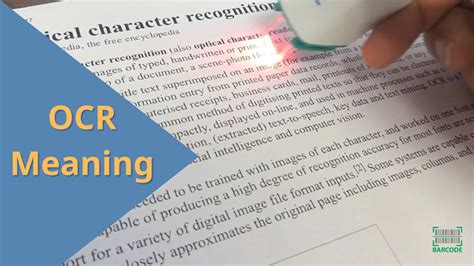 ocr meaning 3 main benefits of optical character recognition