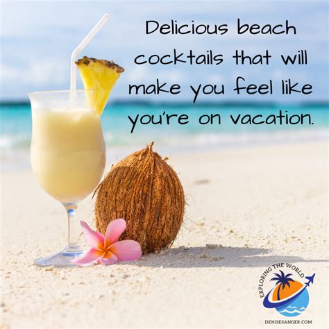 The Ultimate Beach Cocktail For A Day At The Beach Includes Tequila Florida Trips For Women