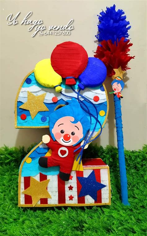 Piñata de payaso para fiestas de cumpleaños en 2024