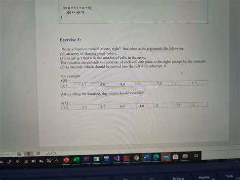 solved multidimensional arrays exercise 1 for the given