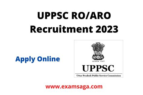 UPPSC RO ARO Recruitment 2023 Apply Online For 411 Post EXAMSAGA