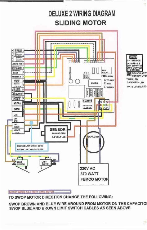 Automatic Gate Opening System Circuit Diagram