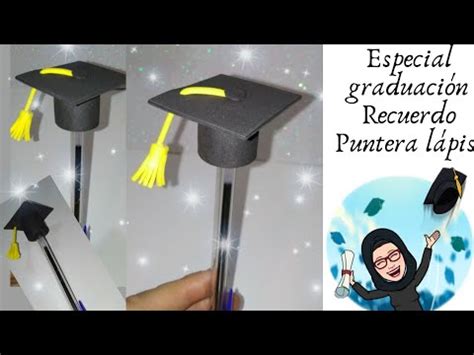 Graduaciónpuntera en forma de BIRRETE en GOMA EVA O FOAMY recuerdo