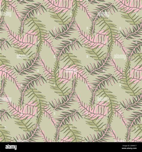 Tropical Leaves Seamless Vector Pattern Stock Vector Image Art Alamy