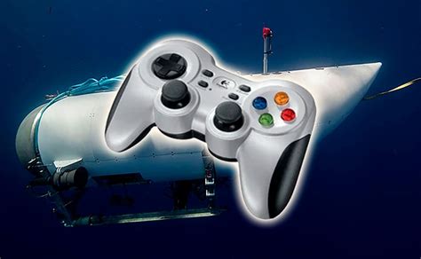 Por qué submarino perdido en el Titanic usa control Logitech