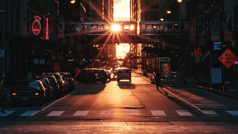 4k Anime City Sunset Wallpapers Wallpaper Cave