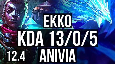 EKKO Vs ANIVIA MID 13 0 5 Legendary 1 1M Mastery BR Grandmaster
