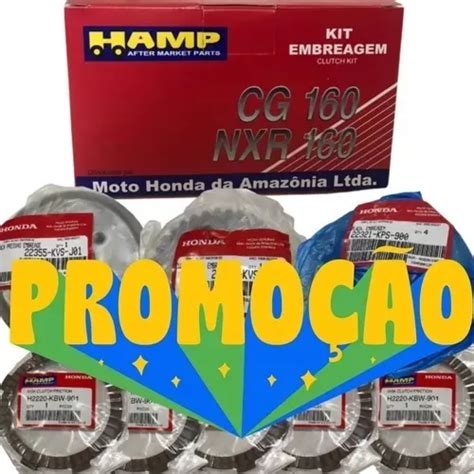 Kit Embreagem Cg Titan 160 Todas Hamp Original Honda Frete grátis