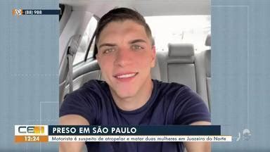 CETV 1ª Edição Juazeiro do Norte Preso em São Paulo motorista