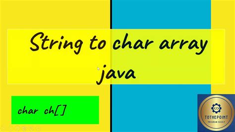 string to char array java java tutorial for beginners how to convert string to char array in