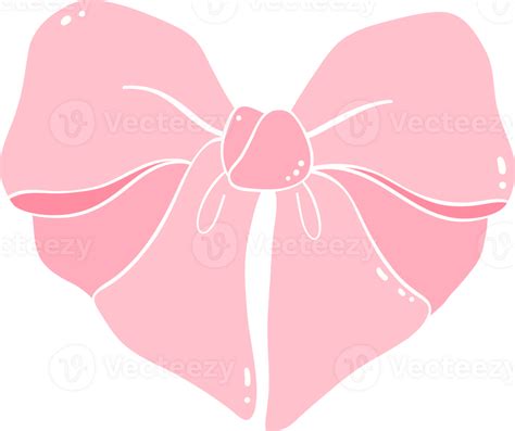 Coquette Aesthetic Bow Pink Flat Illustration 36460549 PNG