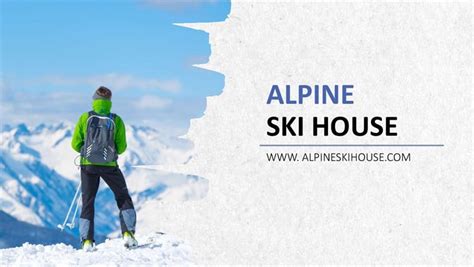 Free Winter Ski Scene Powerpoint Template Designhooks