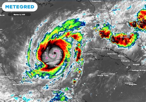 El huracán Milton avanza directo hacia Florida es una amenaza