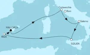 Westliches Mittelmeer Kreuzfahrt Routen Angebote