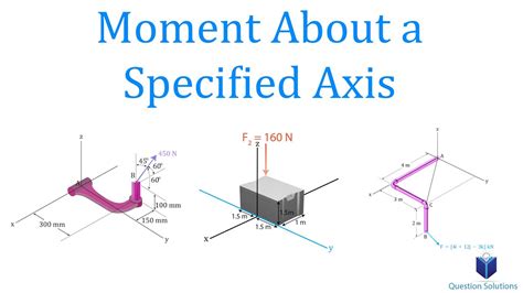 Moment About A Specified Axis Mechanics Statics Learn To Solve Any